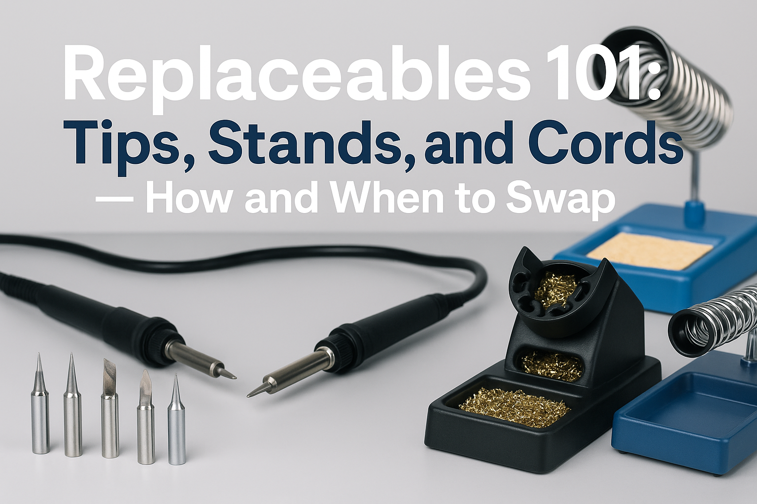 Replaceables 101: Tips, Stands, and Cords — How and When to Swap ...
