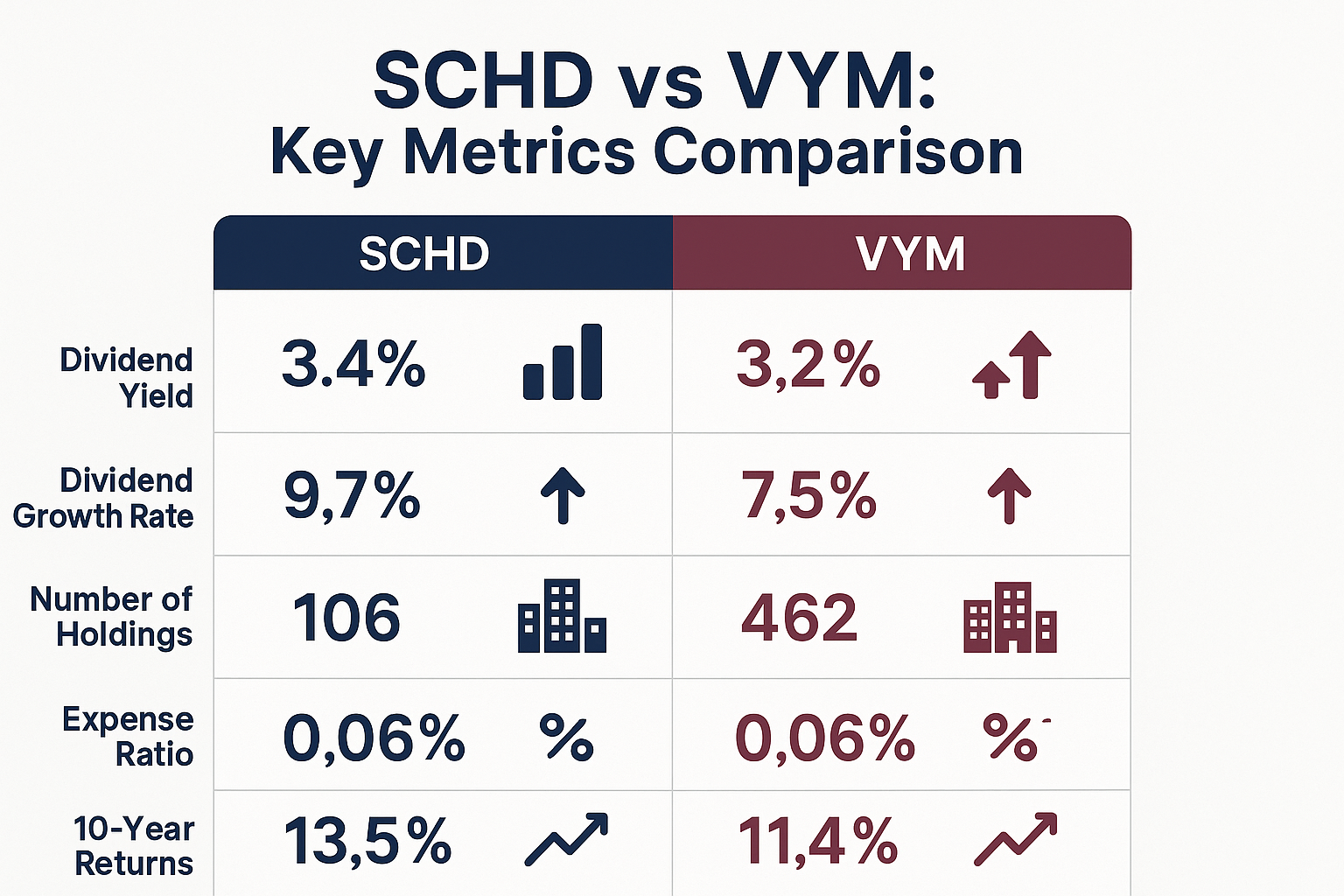 SCHD vs VYM: Which Dividend ETF Should You Choose? - The Rich Guy Math
